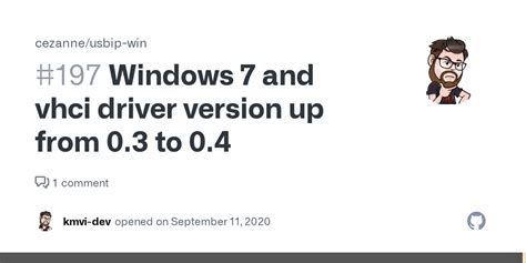 Windows 7 And Vhci Driver Version Up From 03 To 04 · Issue 197