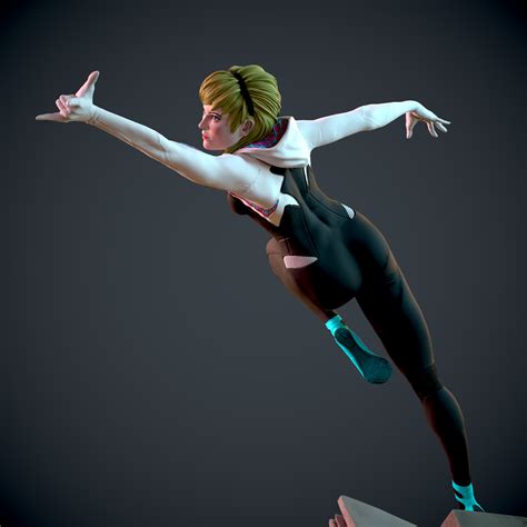 Artstation Spider Gwen Fan Art