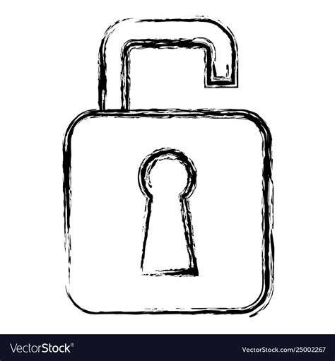 Safe Secure Padlock Icon Royalty Free Vector Image