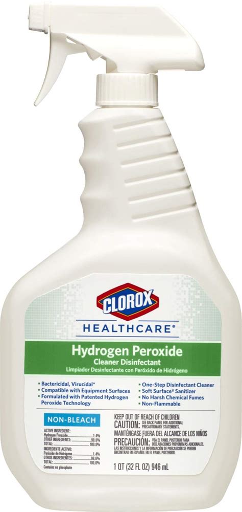 Clorox Healthcare Hydrogen Peroxide Cleaner Disinfectant Spray Kills