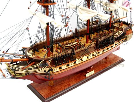 Uss Constitution Tall Ship Full Assembled 35 Wooden Model Ship Quality Model Ships