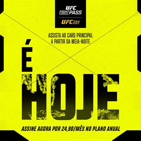 Ufc Fight Pass Brasil On Twitter Chegou O Ufc284 É Hoje 🔥 O Card
