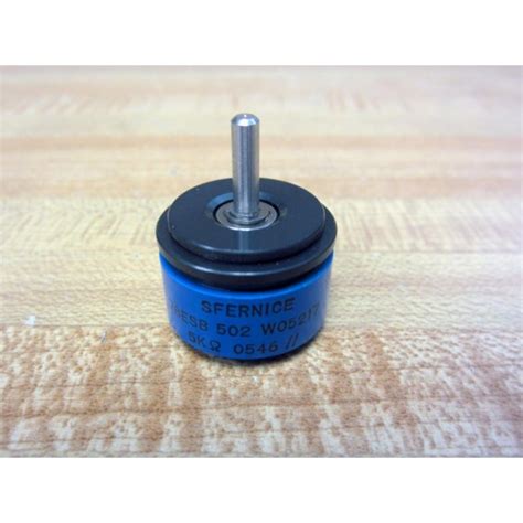 Sfernice 78esb 502 W05217 Potentiometer 5kΩ New No Box Mara Industrial Sfernice 78esb 502 W05217 Potentiometer 5kΩ New No Box Mara Industrial