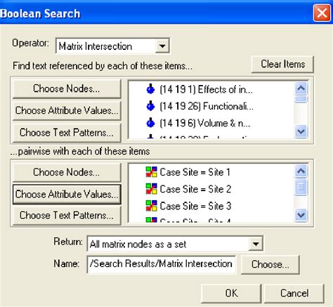 Matrix Intersection Boolean Search Download Scientific Diagram