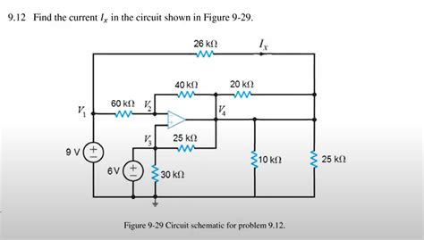 Solved 912 Find The Current Ix In The Circuit Shown In