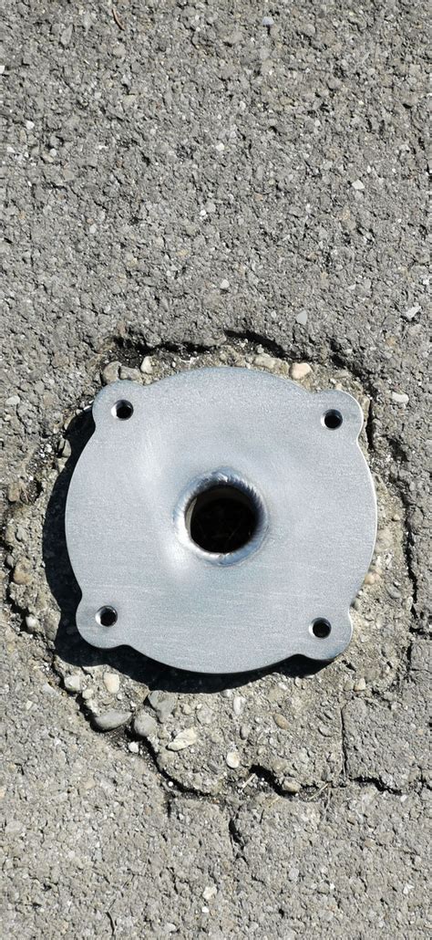 Flansche Sonnenschirmhalter Christbaumhalter Wandhalterung Moveandpark