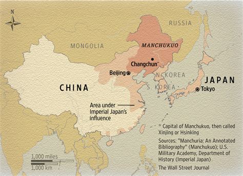 Map Of Manchukuo Japanese Controlled China Map Annotated