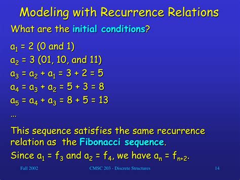 Ppt Recurrence Relations In Discrete Structures Powerpoint