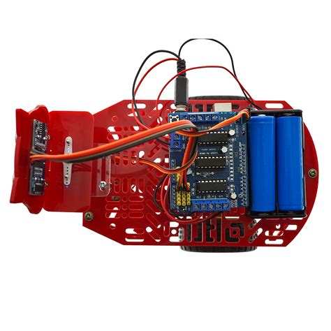 2WD DIY Object Following HC SR04 Electric Robot Smart Car Kit For