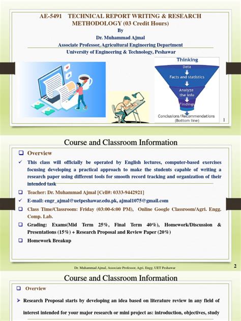 Lecture 1 Introduction Technical Report Writing And Research