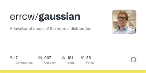 Github Errcwgaussian A Javascript Model Of The Normal Distribution