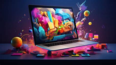 Creative Visual Of Software And App For Gadget Applications User Experience Design Concept