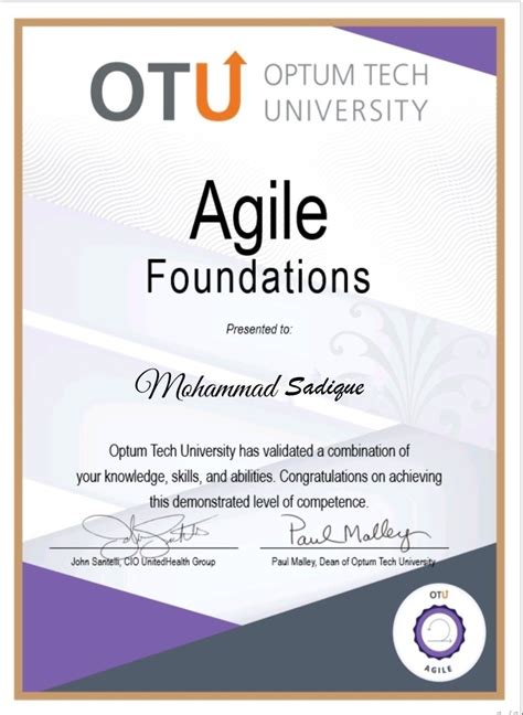Mohammad Sadique On Linkedin Agile Optumtechuniversity Continuouslearning Projectmanagement