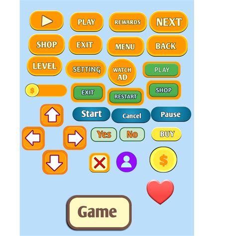 Kdui Pack And 30game Assets By Kd Assets