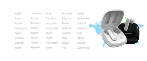 Wt2 Edge W3 Real Time Translator Earbuds Timekettle