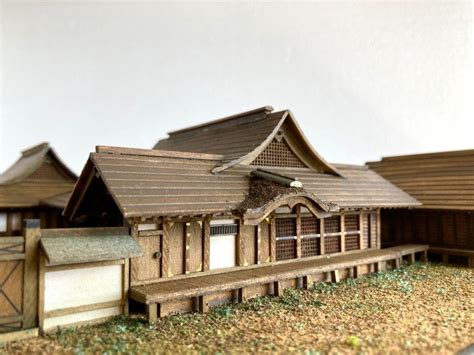 室町戦国時代の武家屋敷主殿を模型で再現 屋敷 模型 建物