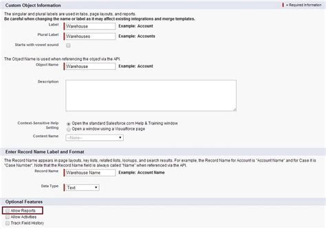 Make Custom Object Available For Salesforce Report