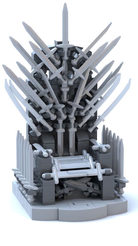 Lego Moc Iron Throne By Tyholmes12 Rebrickable Build With Lego
