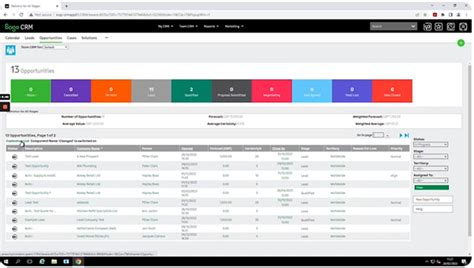 how to customise sage crm lists pkf smith cooper systems