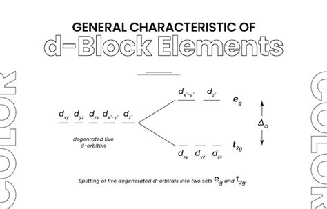 Premium Vector A General Characteristic Of D Block Elements