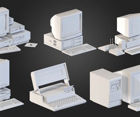 Artstation 50 Pc Objects Kitbash Vol 04 Resources