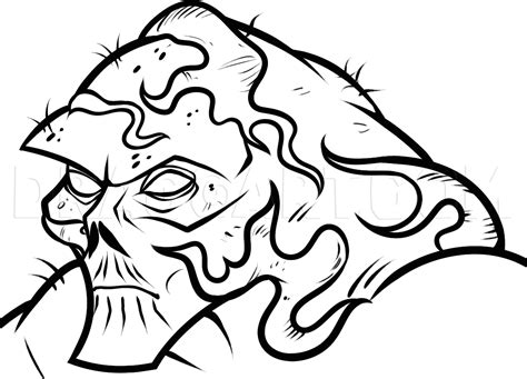 How To Draw The Swamp Thing Drawing Step By Step By Dawn DragoArt