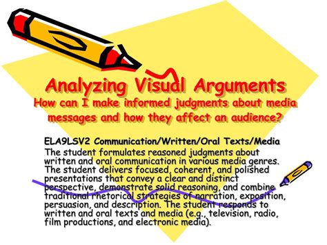 Ppt Analyzing Visual Arguments How Can I Make Informed Judgments