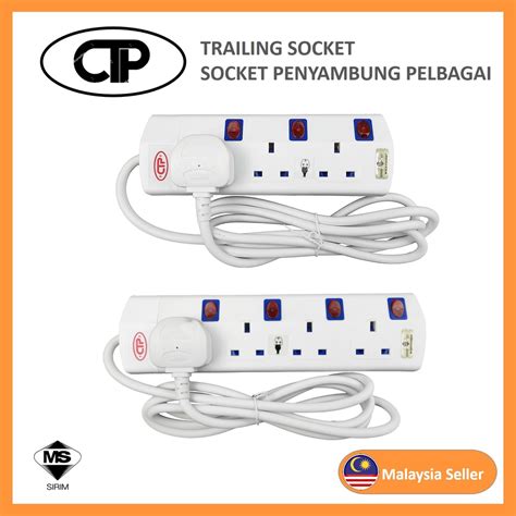 Ctp 3g 4g Multi Ways Trailing Socket Socket Penyambung Pelbagai