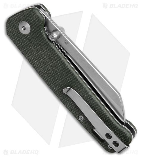 Qsp Penguin V2 Knife Green Micarta Satinsw