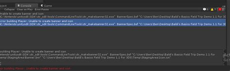 unity build fails at making banner and icon r 3dspiracy