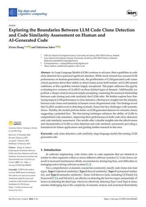 pdf exploring the boundaries between llm code clone detection and code similarity assessment