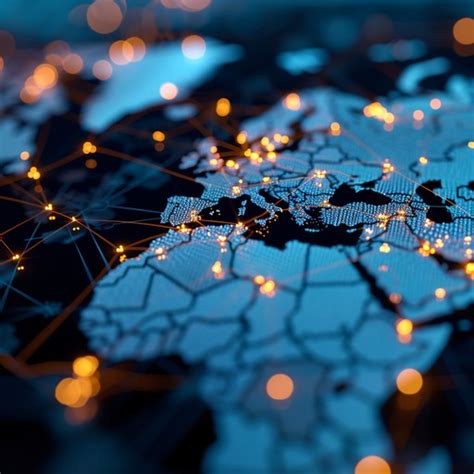 Free Global Data Network Image Download At Stockcake