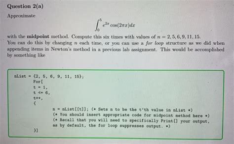 solved mathematica question i m still unsure of how to
