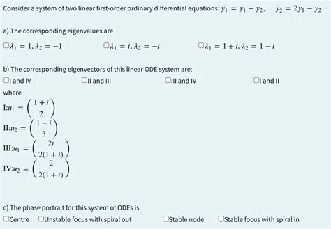 Answered Consider A System Of Two Linear… Bartleby