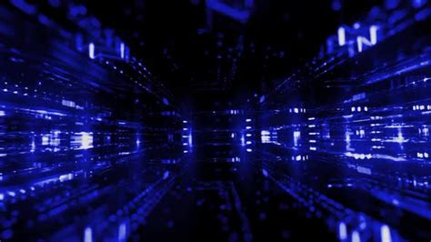 Blue Glowing Tech Background Animation Motion Graphics Ft Abstract