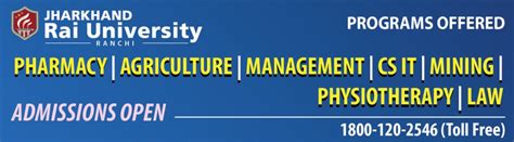 1 Jru Strip All Program Jharkhand Rai University Jru Ranchi