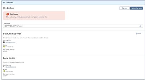Unable To Set Up Credentials Community