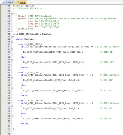 Stm32cubemx 实战教程：外部中断实验（ll 库）select For Init Sequence Ordering Csdn博客