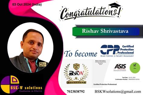 Bsk W Solutions On Linkedin 🌟 Congratulations To Rishav Shrivastava