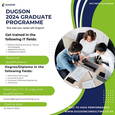 Dugson Graduateprogramme Dugson Ict Qualityassurance