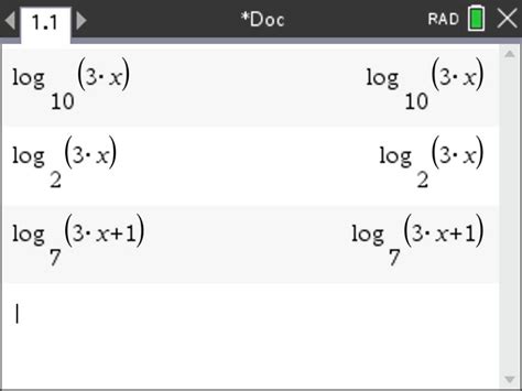 How To Enter And Solve Logarithms With Different Bases Using The Ti