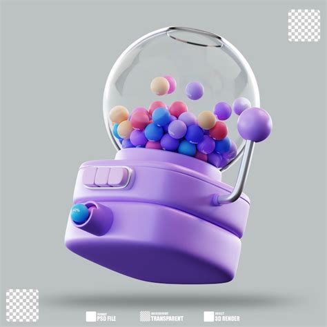3d Illustration Discount Bubble Machine 2 Premium Psd