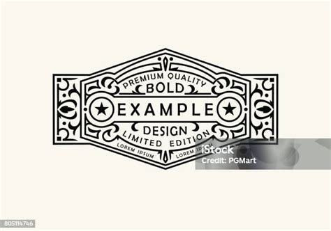 현대 엠 블 럼 배지 라벨 모노 그램 템플릿 럭셔리 우아한 프레임 장식 선 기호 디자인 벡터 일러스트 라인아트에 대한 스톡 벡터 아트 및 기타 이미지 Istock