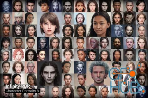 Unity Asset Character Portraits Pack 8
