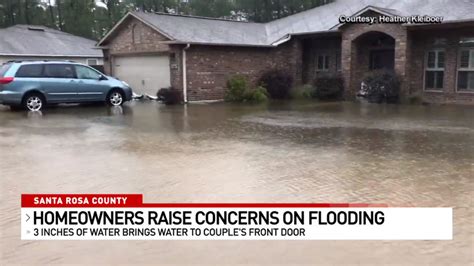 Santa Rosa County Homeowners Say Flooding Is A Major Problem With Any