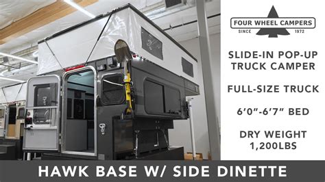 Four Wheel Campers Hawk Slide In Pop Up Truck Camper