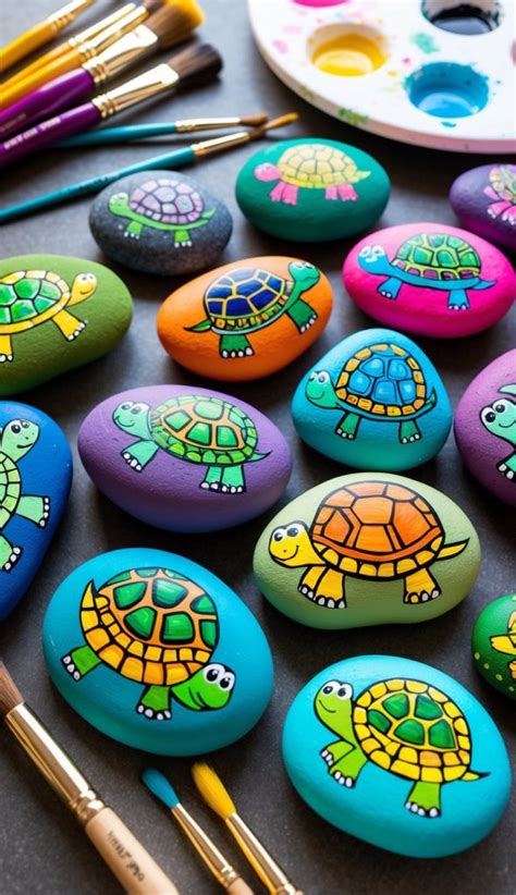 39 Turtle Painted Rock Ideas For Fun And Relaxation Living Tickled