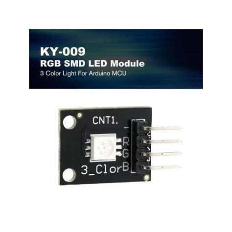 Ky 009 5050 Pwm Rgb Smd Led Module 3 Color Light For Arduino Mcu Raspberry Electronique Arduino
