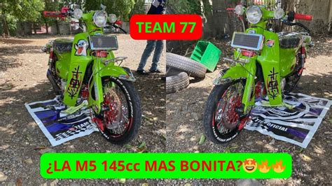 Honda SÚper Cub Con Una M5 145cc🔥🔥🔥 ¿la M5 Más Bonita🤔🤔🤔🧐 Youtube