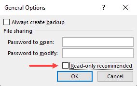 How To Make Excel File Read Only